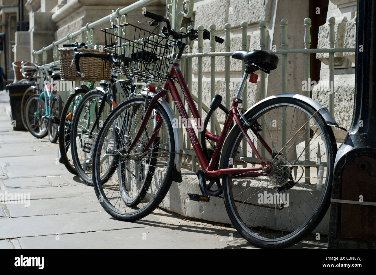 Bicycles in Oxford, England Stock Photo - Alamy