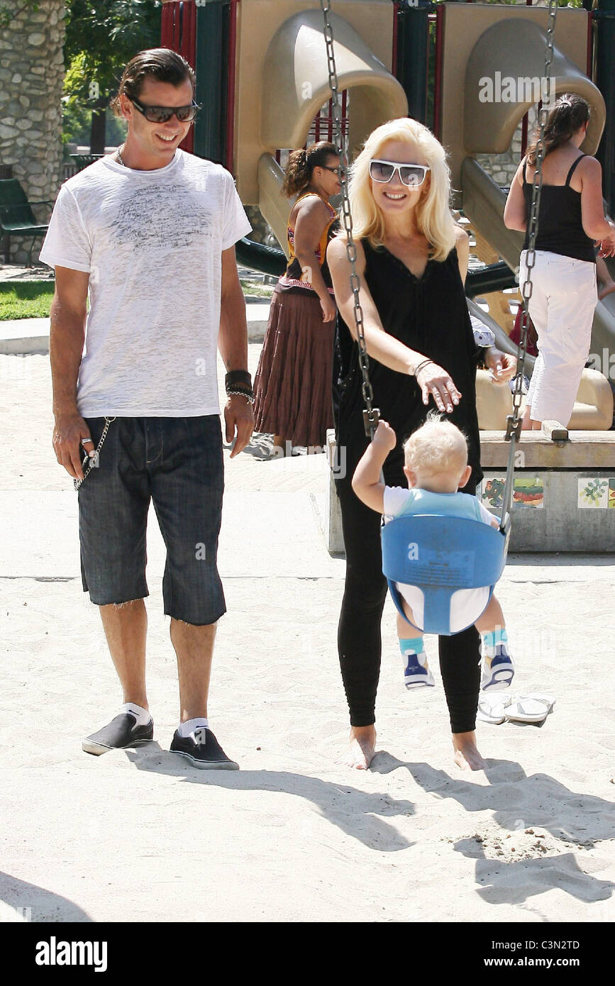 Gavin Rossdale, Gwen Stefani and their son Zuma Rossdale spend the ...