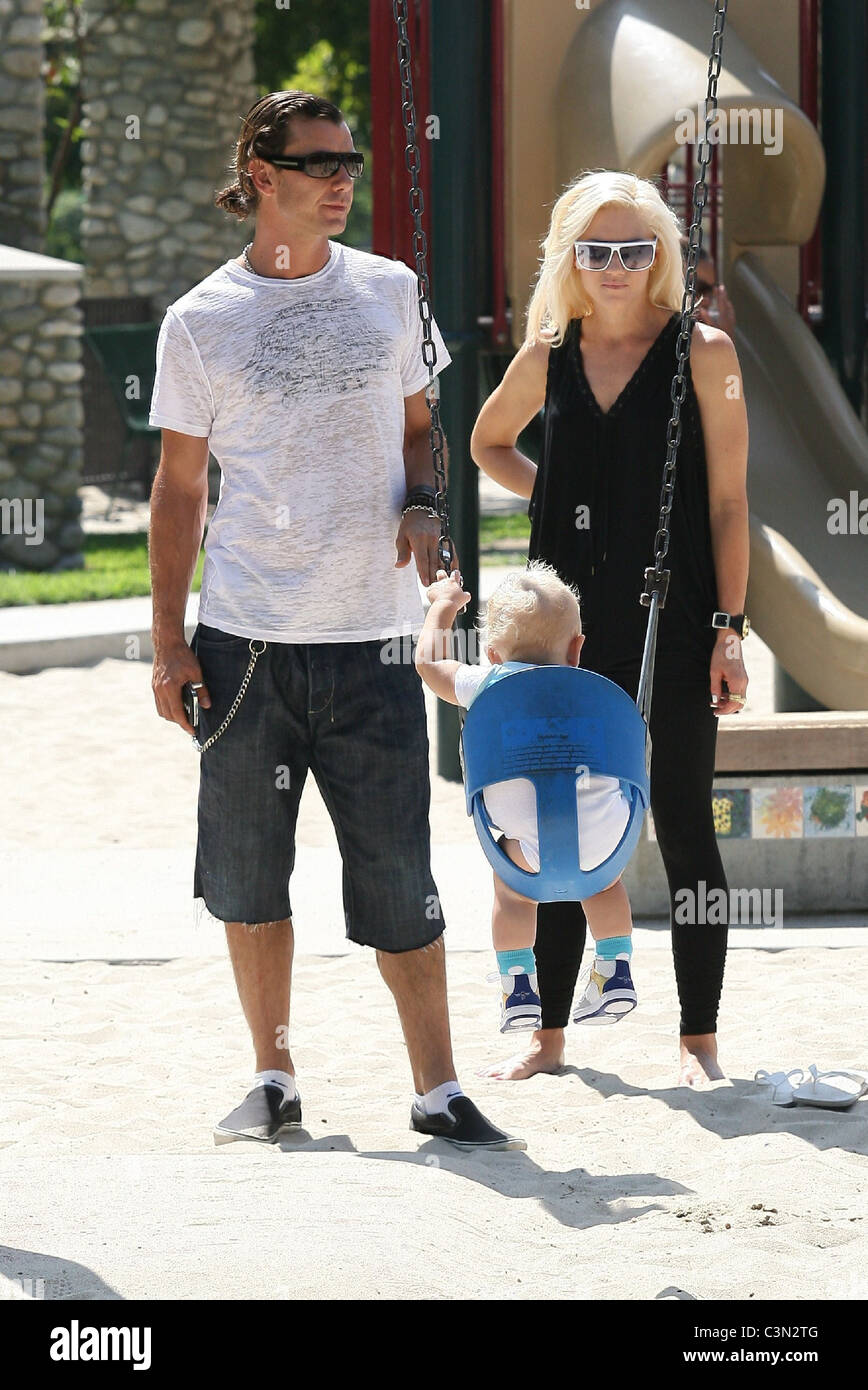 Gavin Rossdale, Gwen Stefani and their son Zuma Rossdale spend the ...