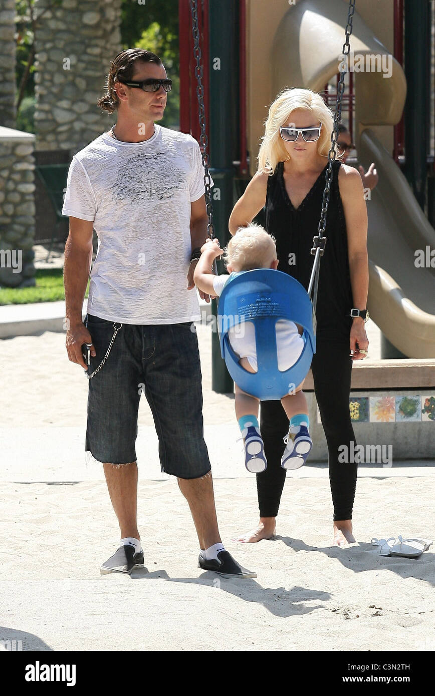 Gavin Rossdale, Gwen Stefani and their son Zuma Rossdale spend the ...