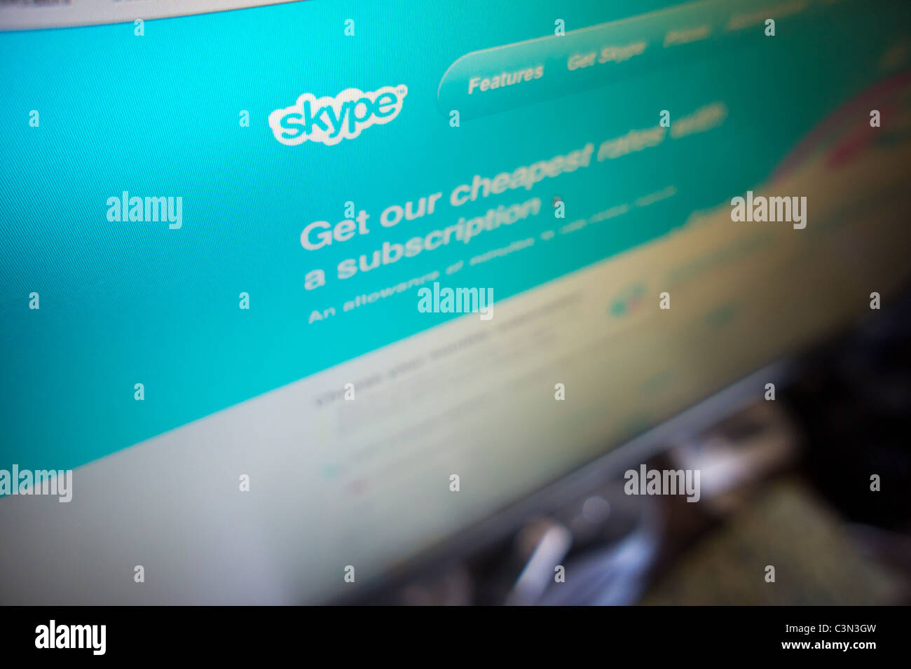 Voip screen hi-res stock photography and images - Alamy