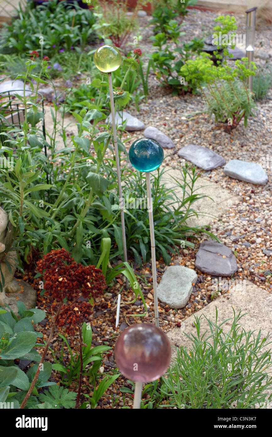 Ornamental Garden Display Stock Photo - Alamy