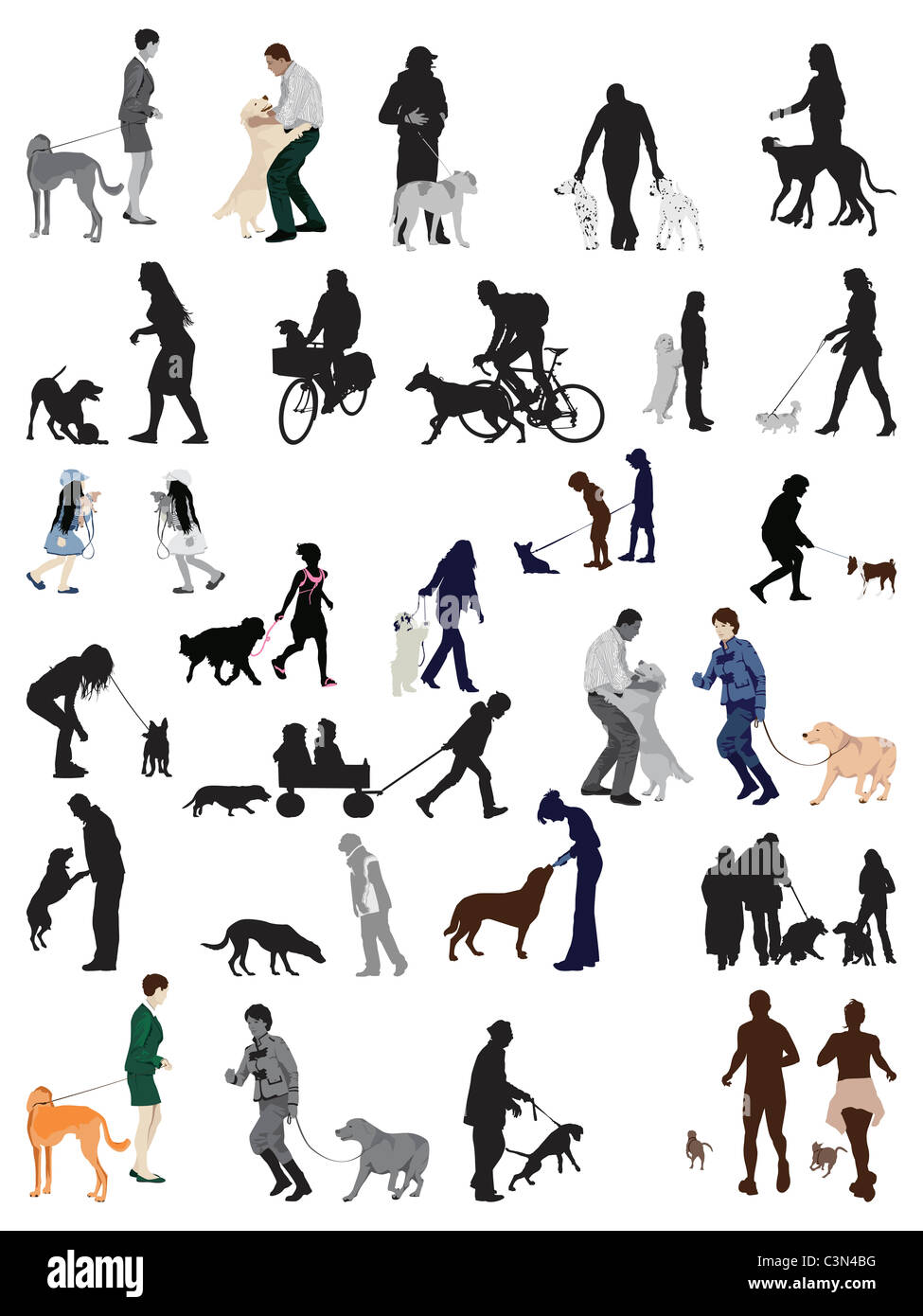 Love dogs animals Cut Out Stock Images & Pictures - Alamy