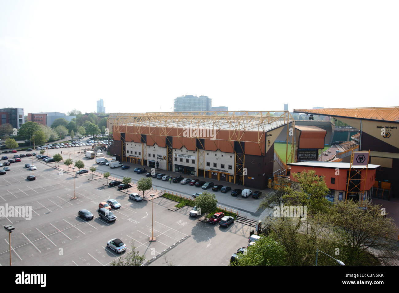 Stan Cullis stand at Wolves' Molineux Stadium just prior to the first ...