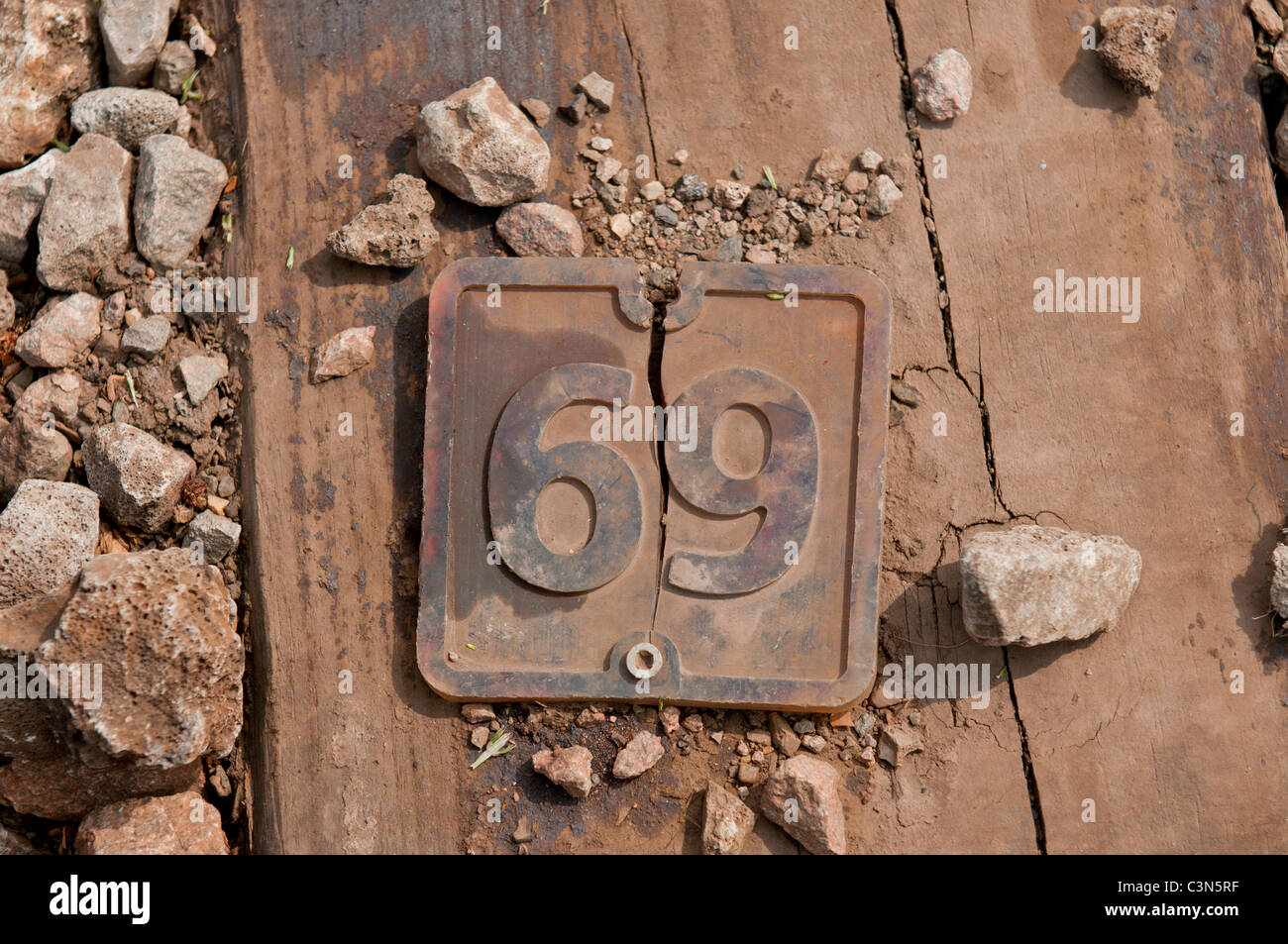 Railway number plate hi-res stock photography and images - Alamy