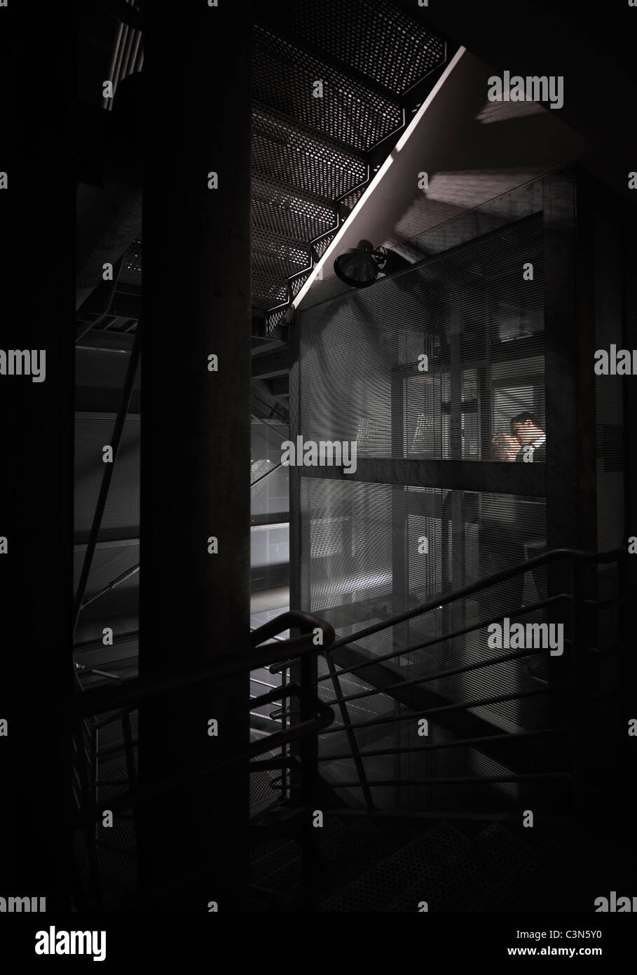 Young couple kissing in elevator hi-res stock photography and images ...