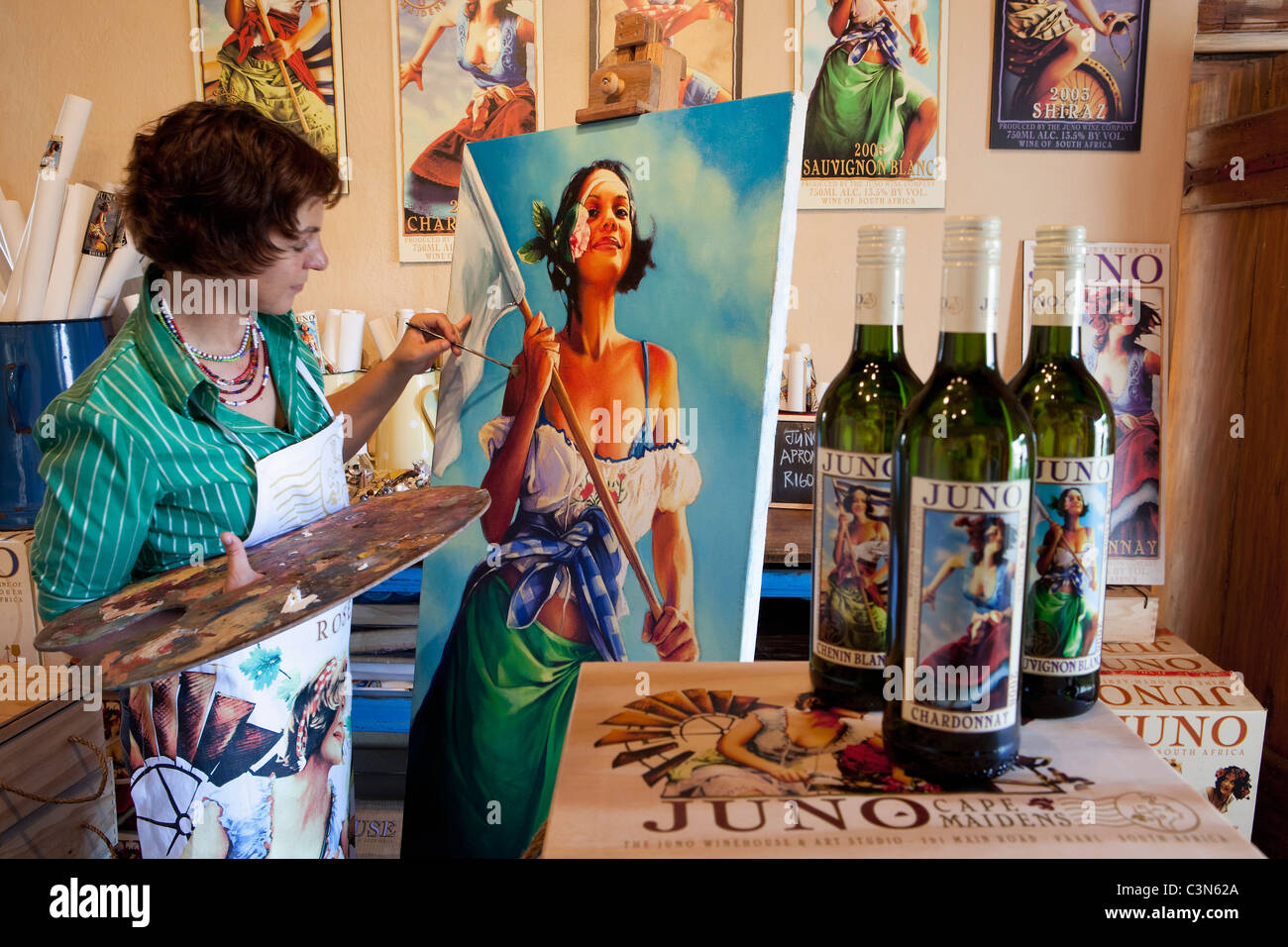 Western Cape, Juno Wine Company and restaurant, whose voluptuous Cape ...