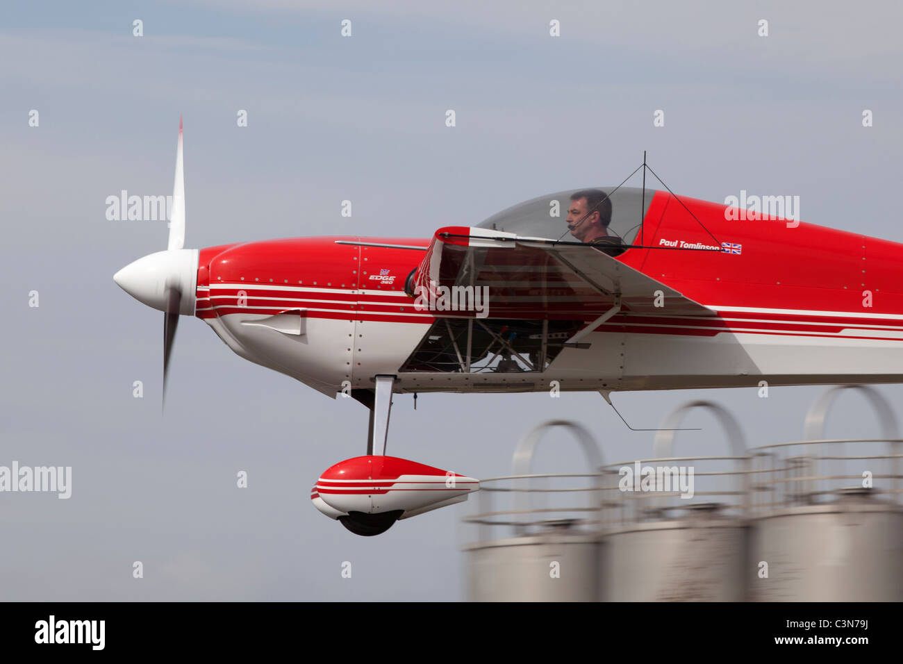 Edge 360 G-ZVKO landing at Sandtoft Airfield Stock Photo - Alamy