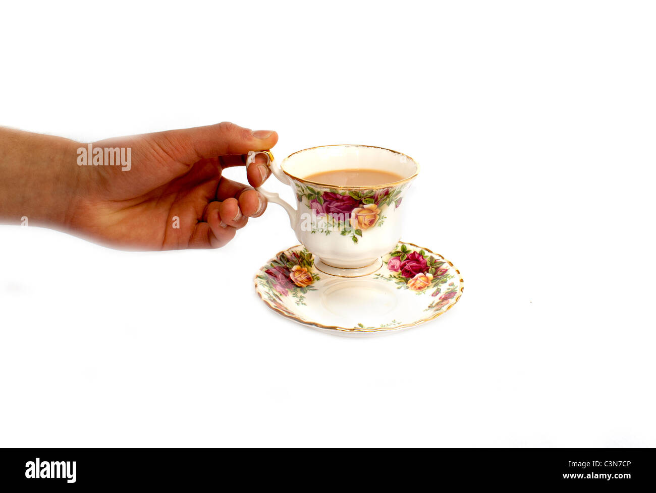 Hand teacup hi-res stock photography and images - Alamy
