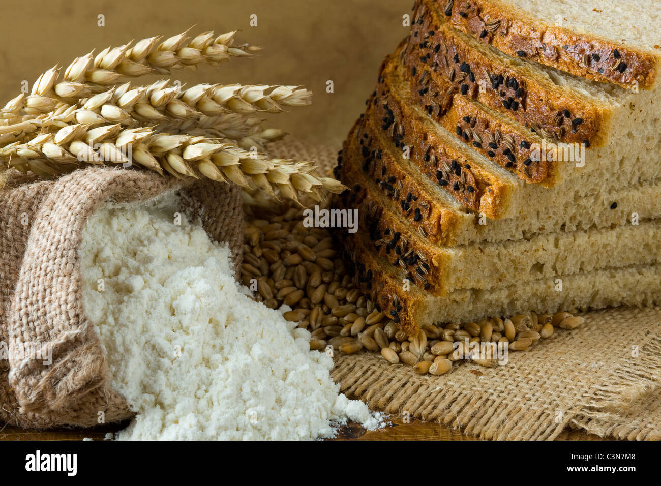 Bag of flour hi-res stock photography and images - Alamy