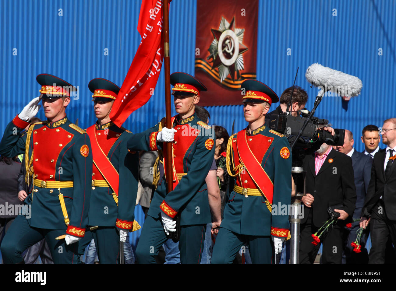 Victory day parade hi-res stock photography and images - Alamy