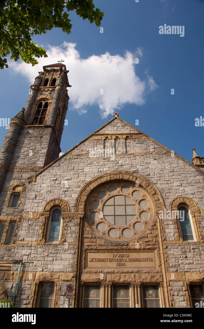Virginia, Norfolk. Epworth Methodist Episcopal Church, c. 1894 Stock ...