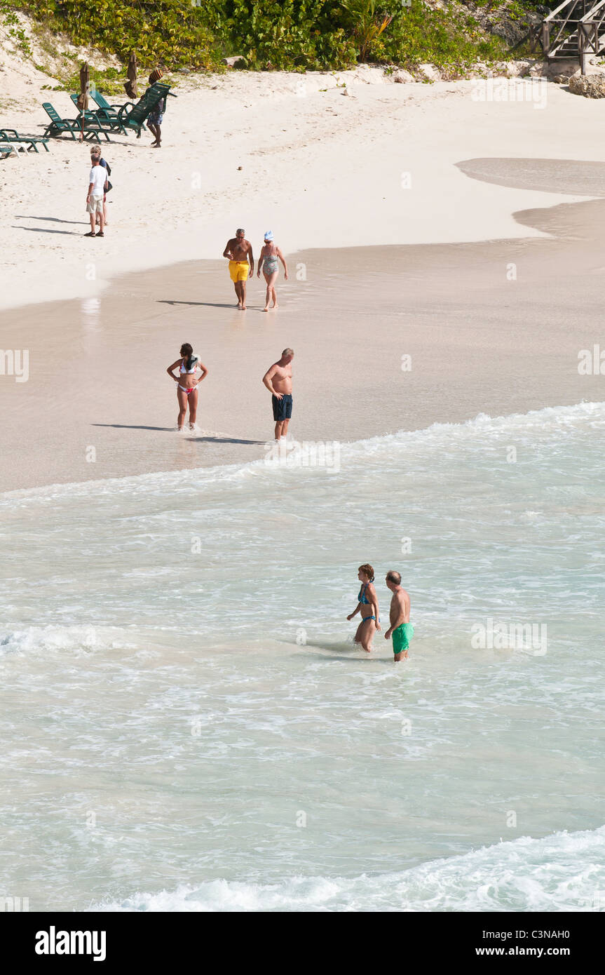 Crane Beach at Crane Beach Resort Barbados, Caribbean Stock Photo - Alamy