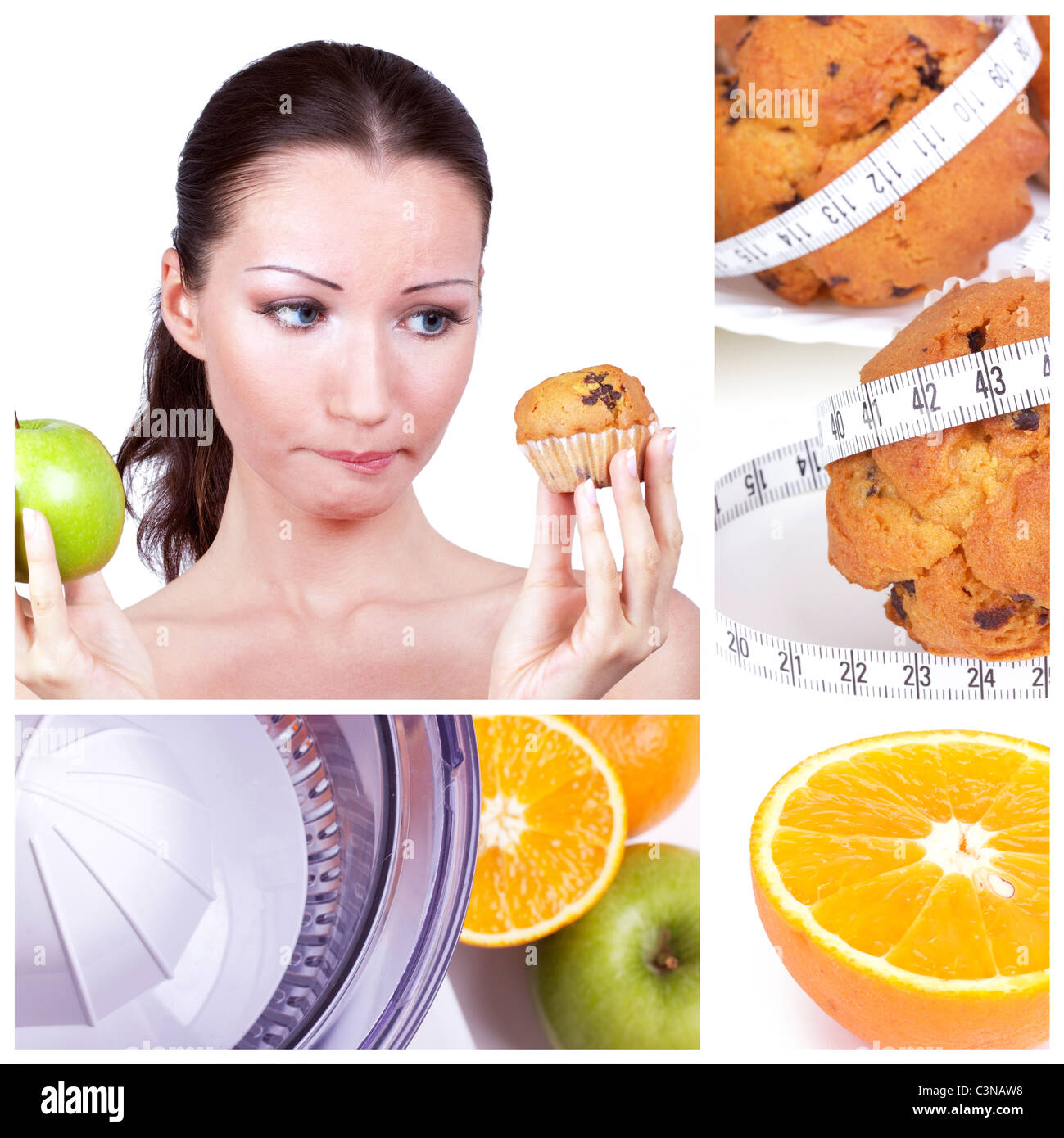 Healthy lifestyle collage hi-res stock photography and images - Alamy