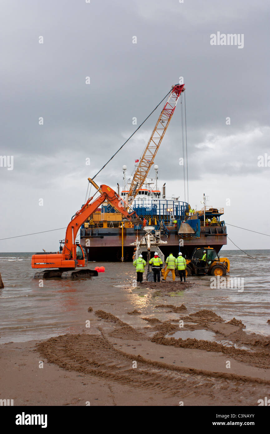 Cable laying offshore hi-res stock photography and images - Alamy