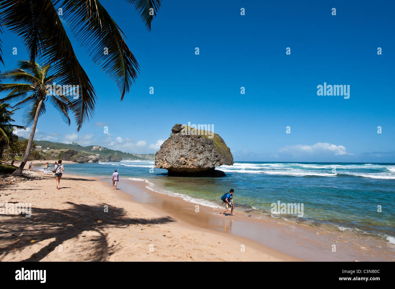 Bathsheba Beach Barbados, Caribbean Stock Photo - Alamy