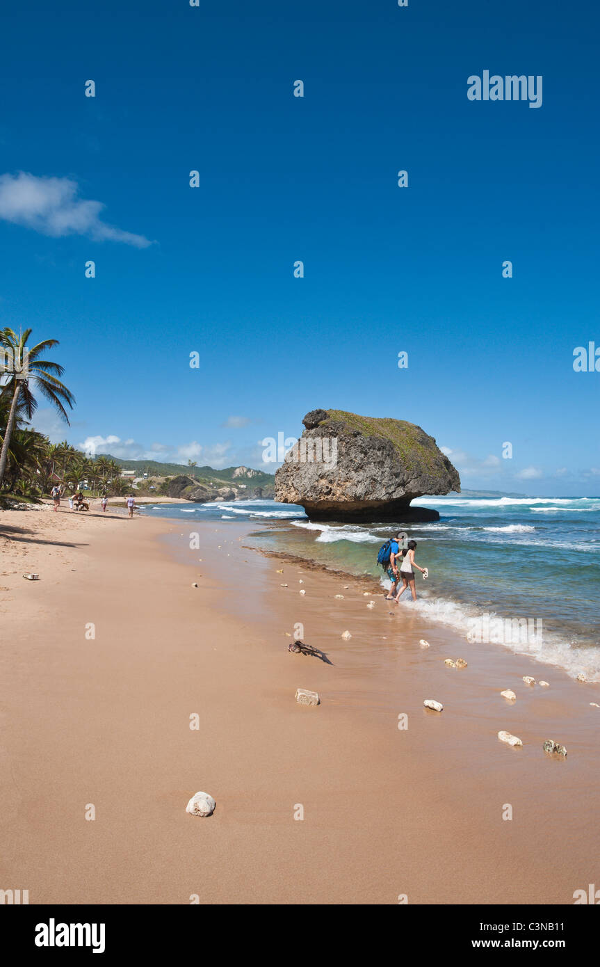 Bathsheba Beach Barbados, Caribbean Stock Photo - Alamy