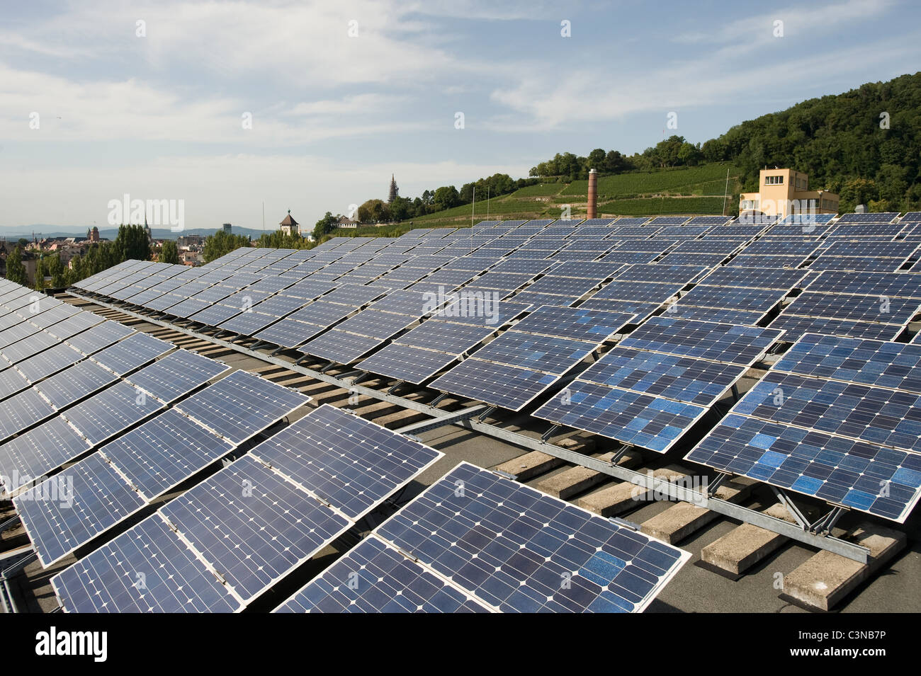Solar panels generating electric power hi-res stock photography and ...
