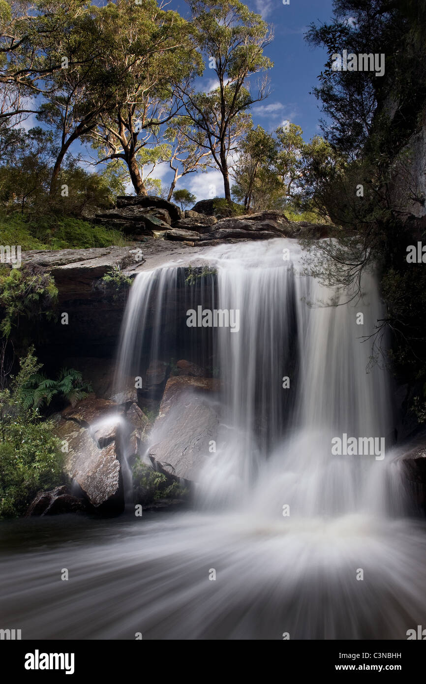 Upper Gledhill Falls at Ku-Ring-Gai Chase National Park in Sydney ...