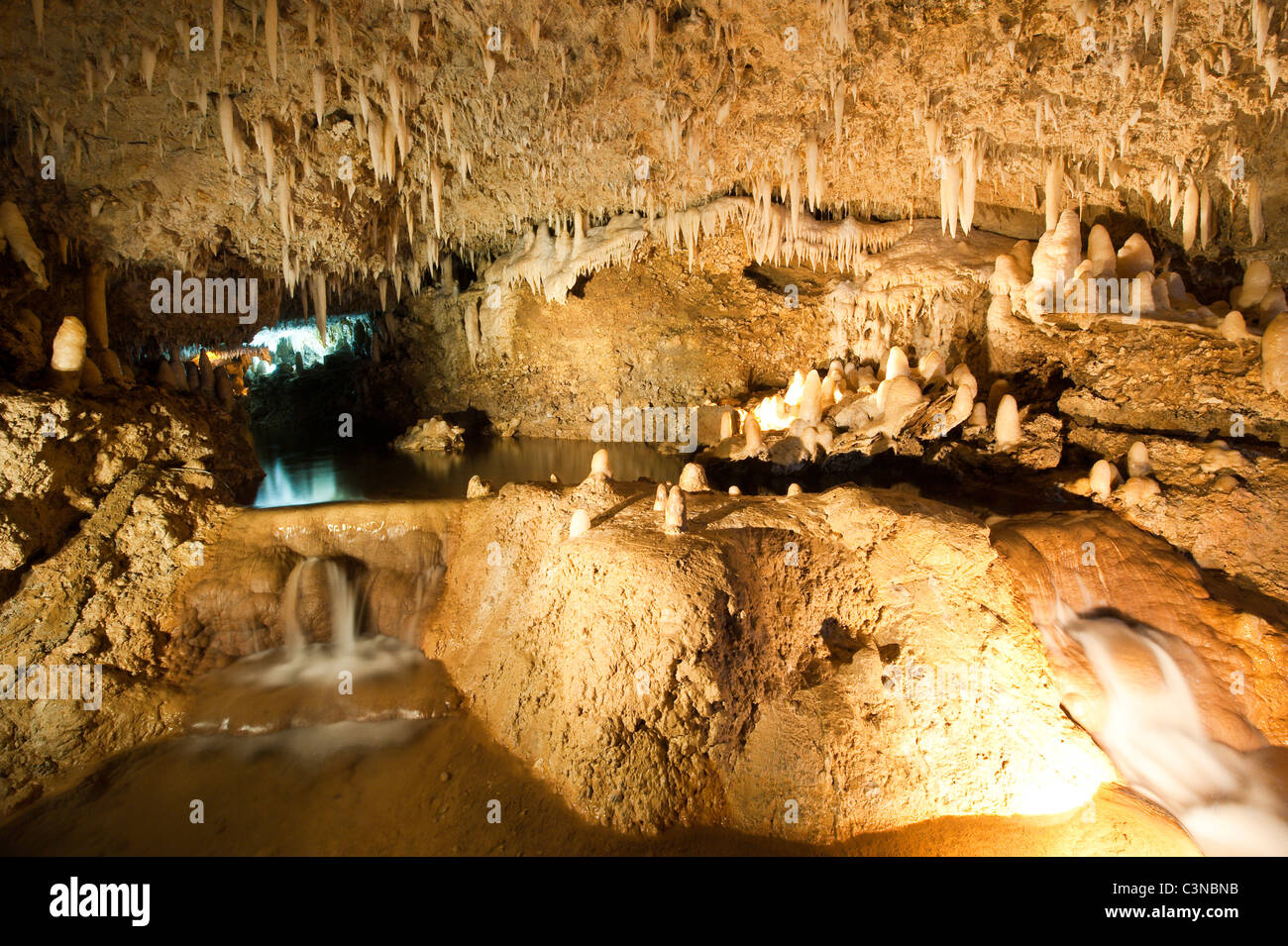 Harrison's Cave Barbados, Caribbean Stock Photo - Alamy