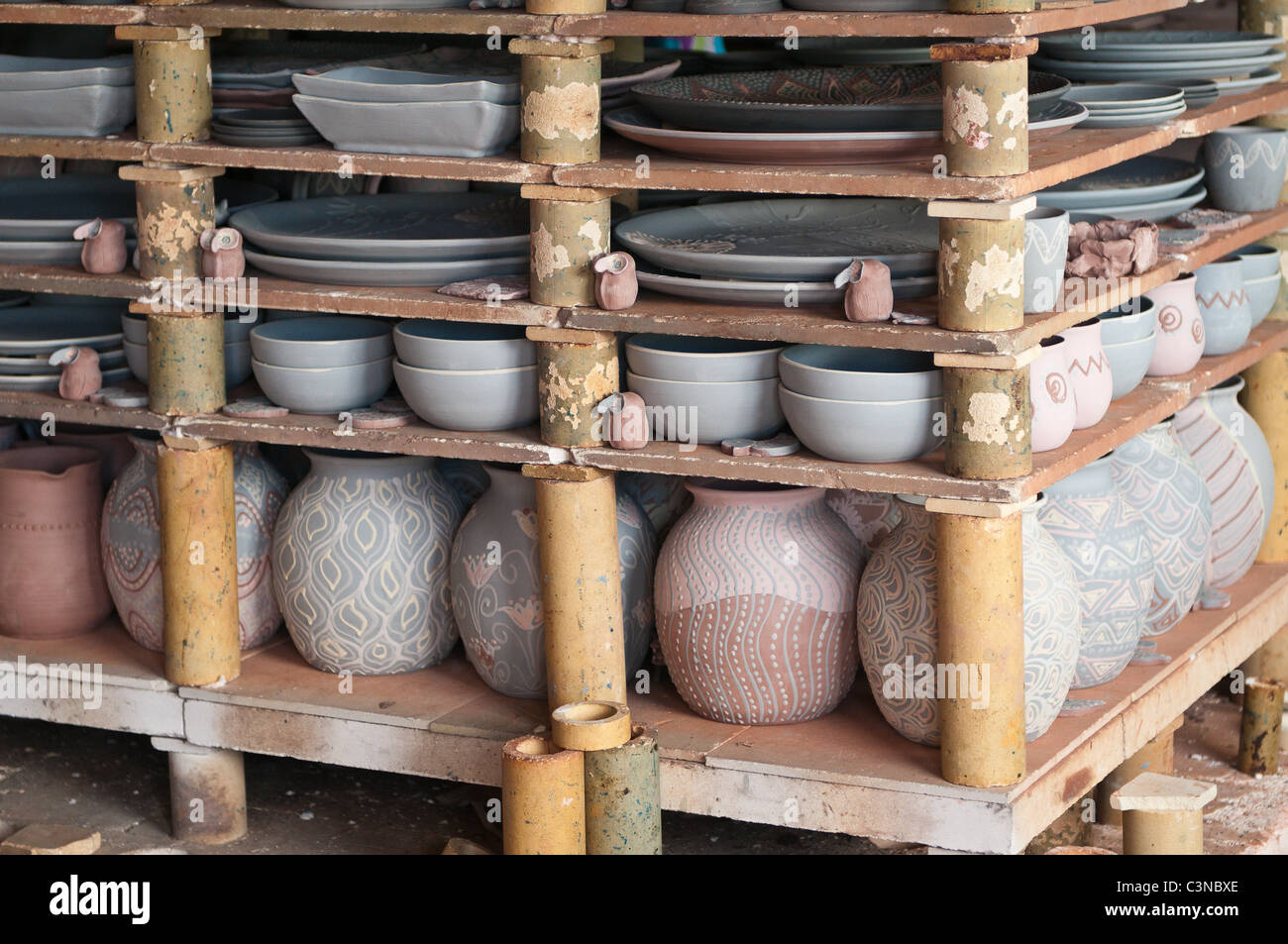 Earthworks Pottery Barbados Stock Photos & Earthworks Pottery Barbados ...