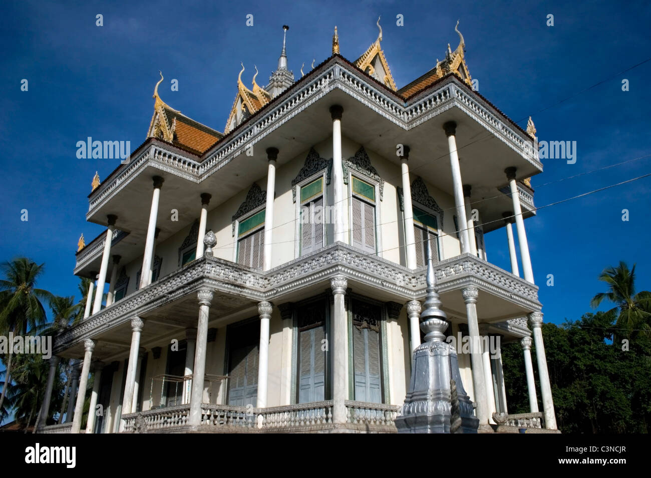 The architectural influence of French colonialism is displayed in this ...