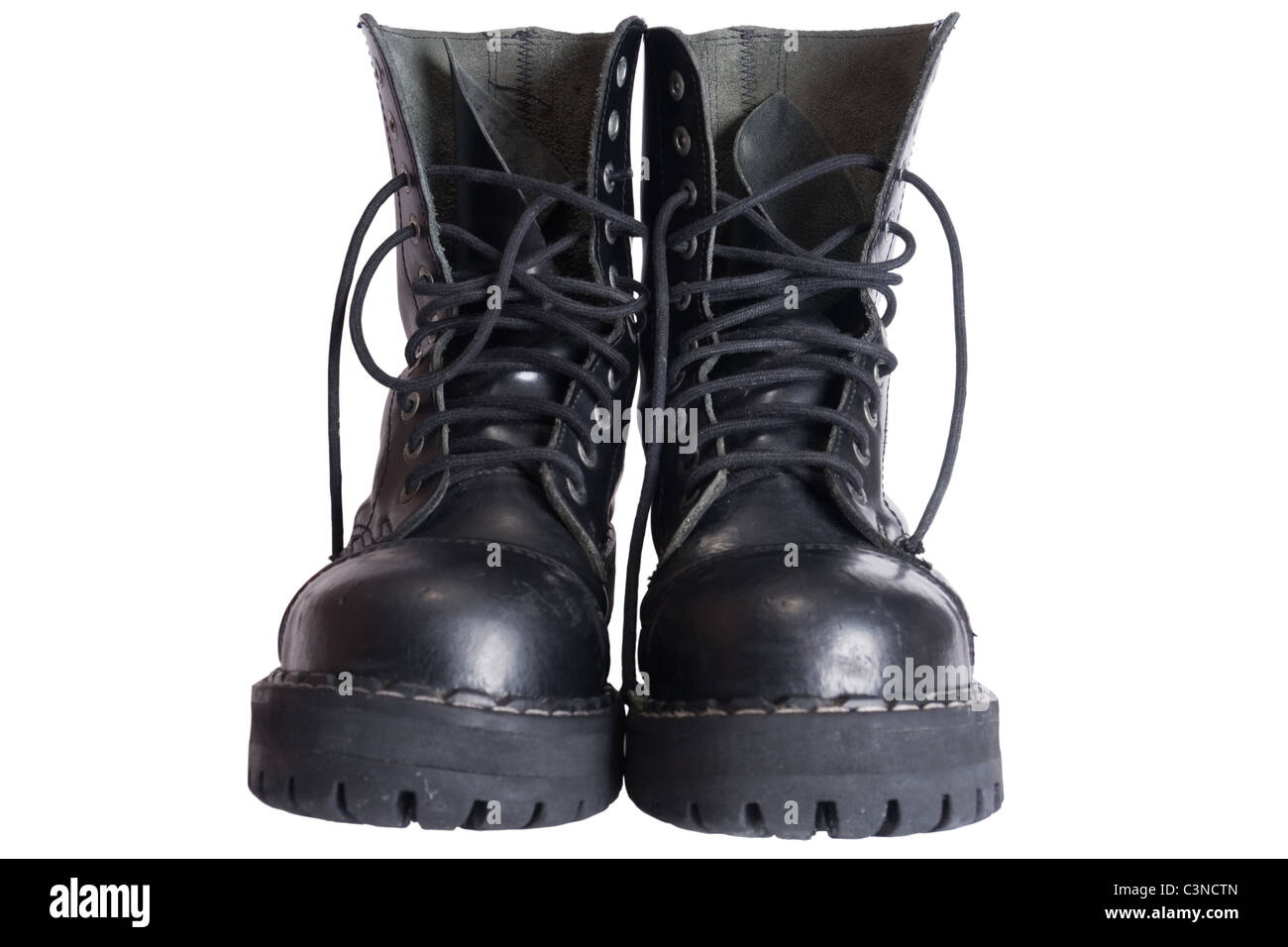 photography of the old boots isolated on white background Stock Photo ...