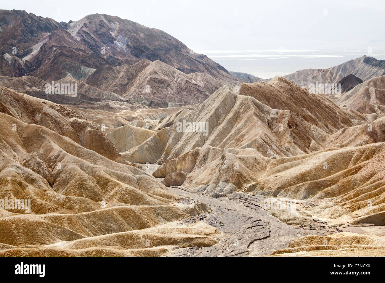 zabriskie point california usa death valley Stock Photo - Alamy