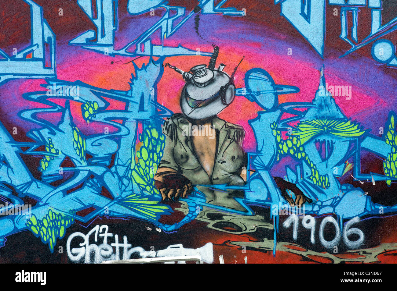 Graffiti in Munich, Germany Stock Photo - Alamy