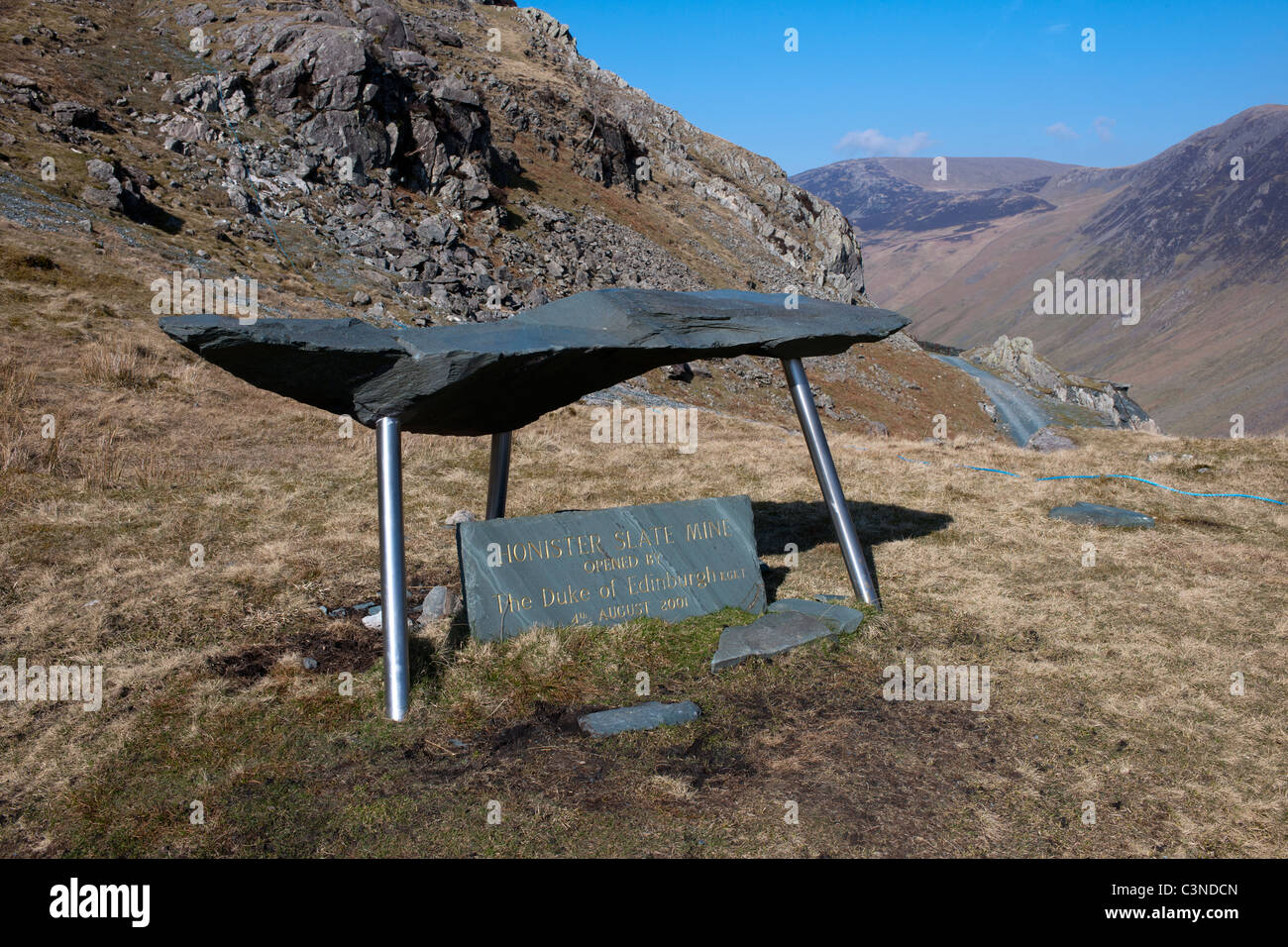 Honister Slate Mine and Quarry, Honister Pass, Cumbria, Lake District ...