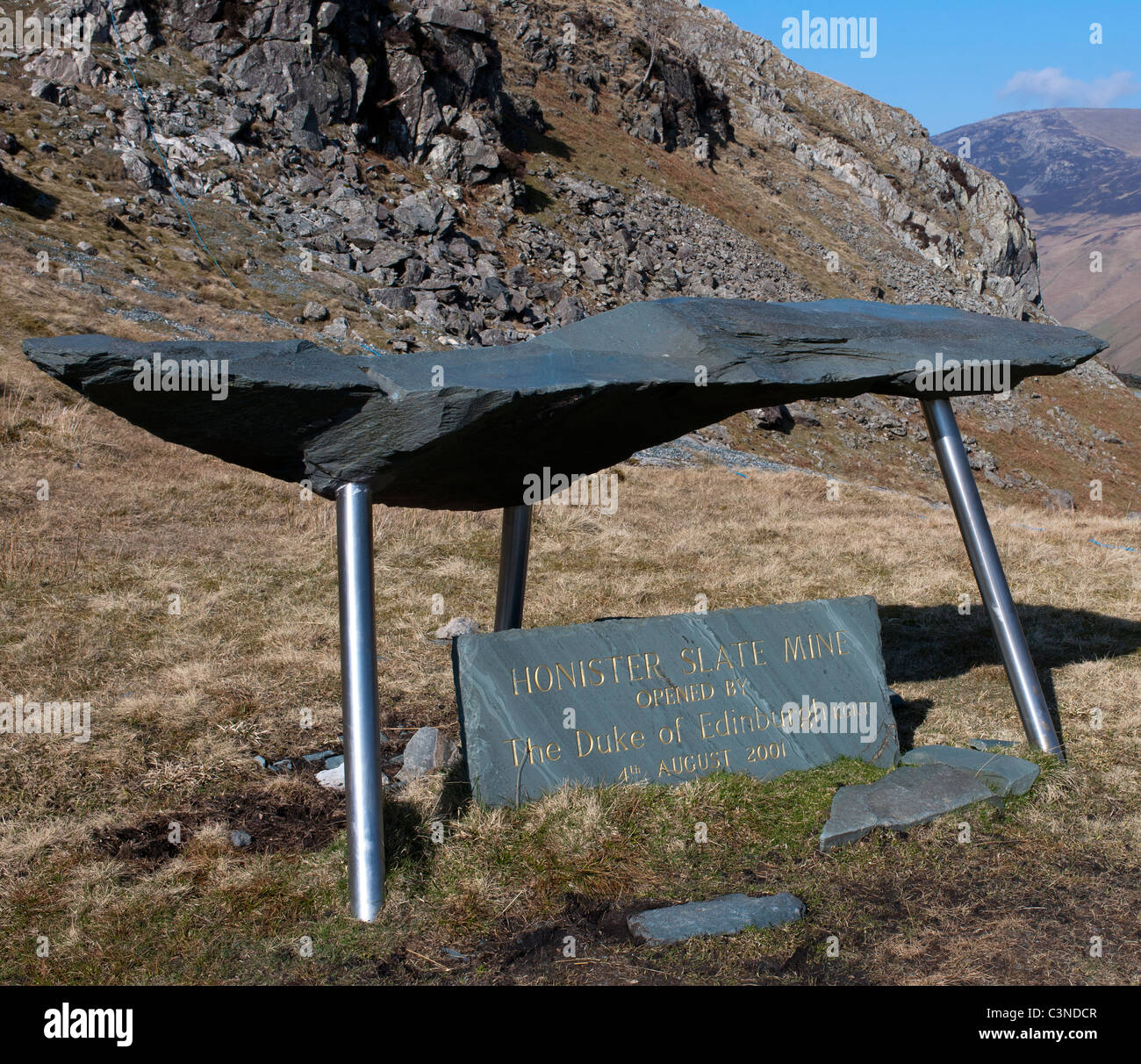 Honister Slate Mine and Quarry, Honister Pass, Cumbria, Lake District ...