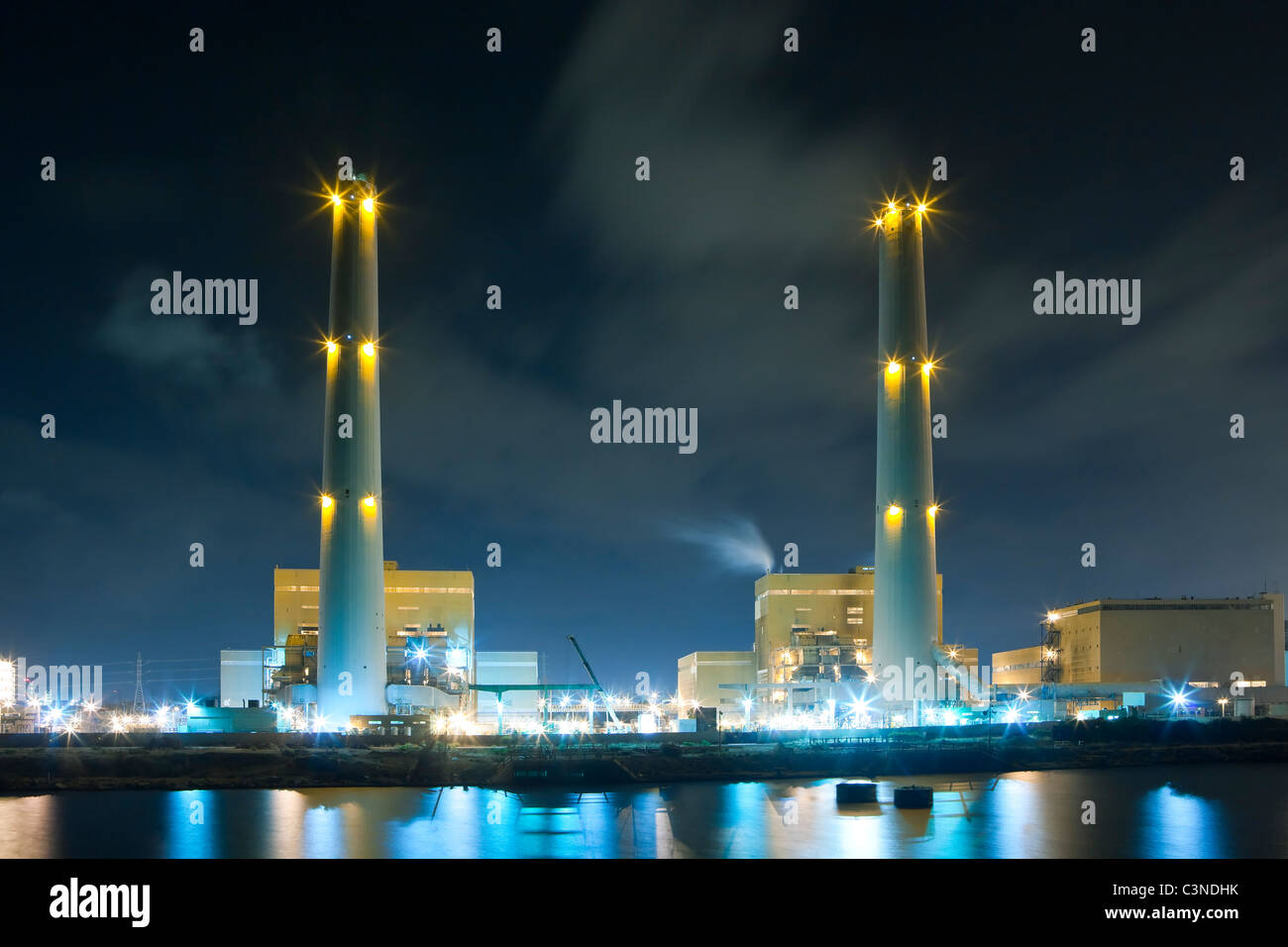 Power Plant At Night High Resolution Stock Photography and Images - Alamy