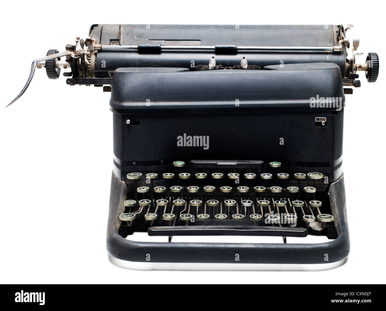 Old one key typewriter hi-res stock photography and images - Alamy