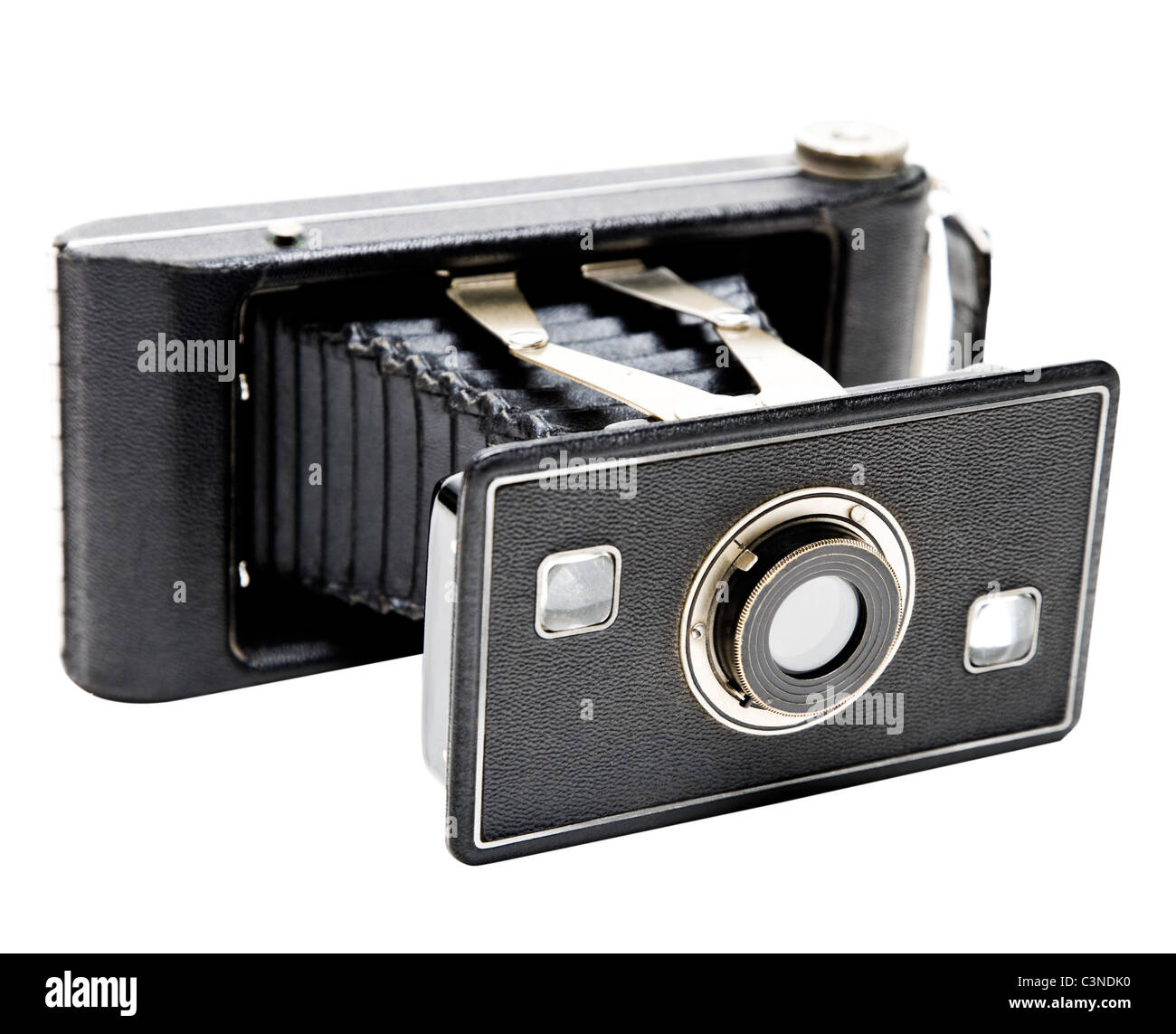 Close-up of an old camera isolated over white Stock Photo - Alamy