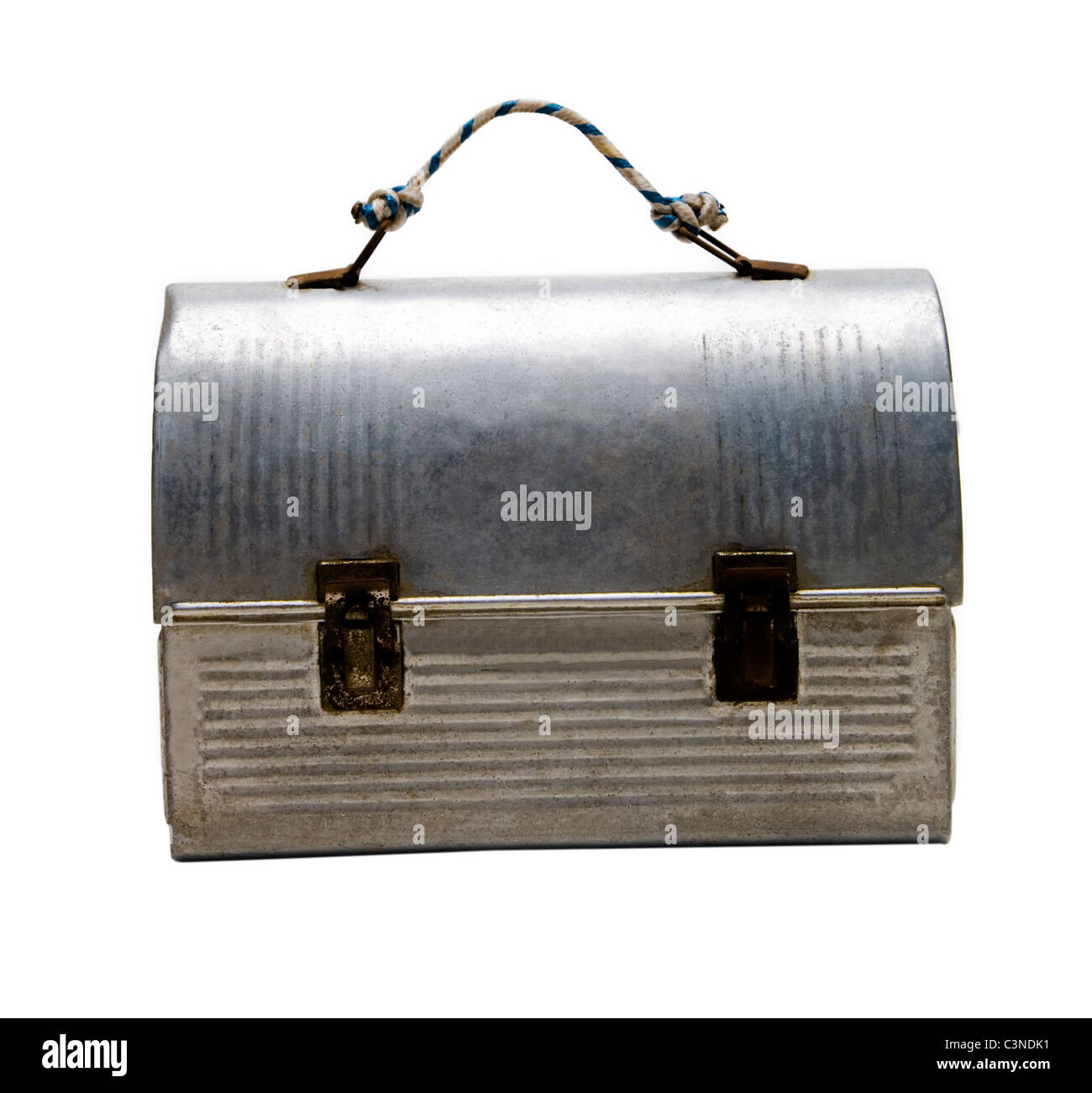 Aluminium trunk isolated over white Stock Photo - Alamy