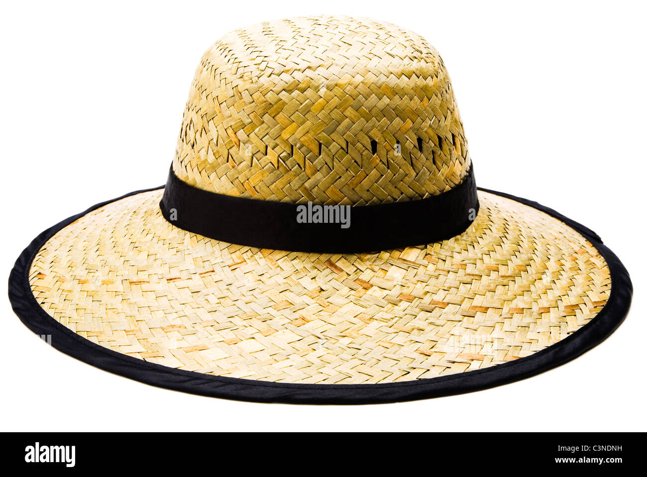 Close up straw hat Cut Out Stock Images & Pictures - Alamy