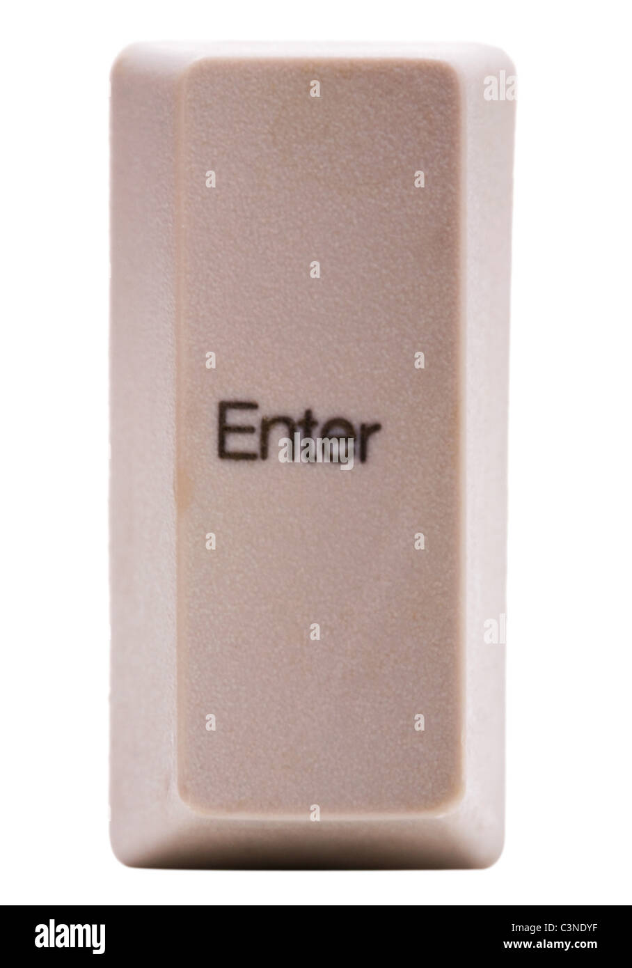 Enter key isolated over white Stock Photo - Alamy