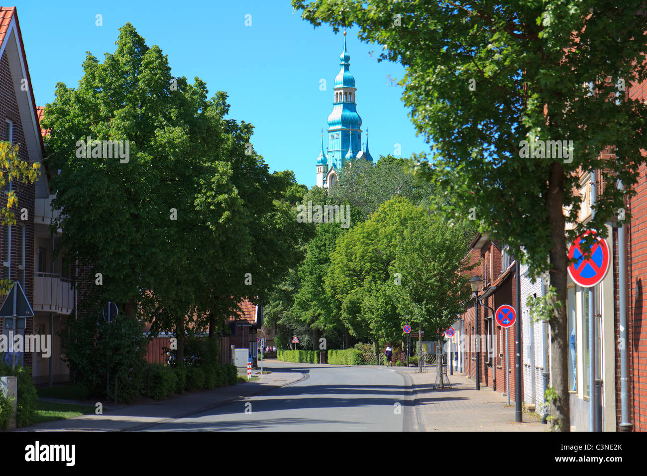Church in Sassenberg in Germany in the bright afternoon sun Stock Photo ...