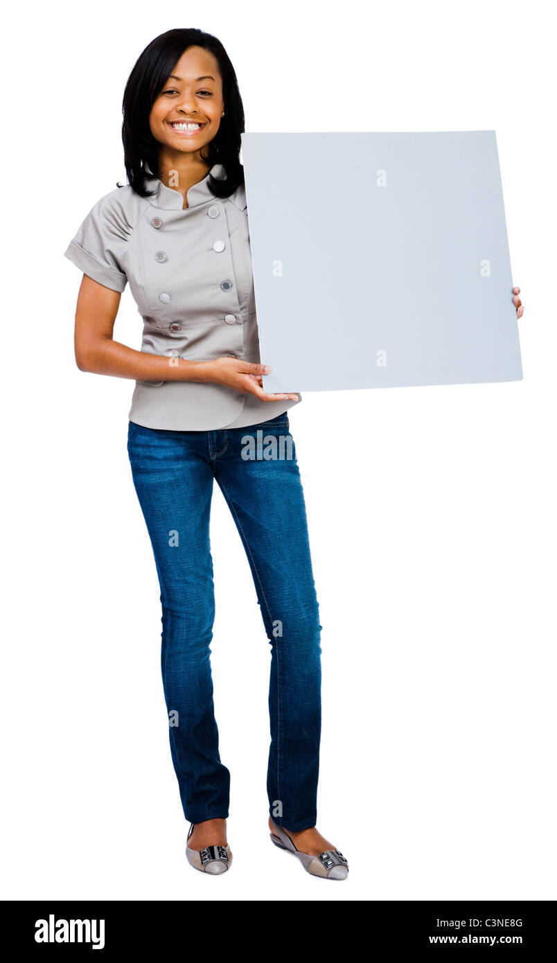 Empty placard hi-res stock photography and images - Alamy