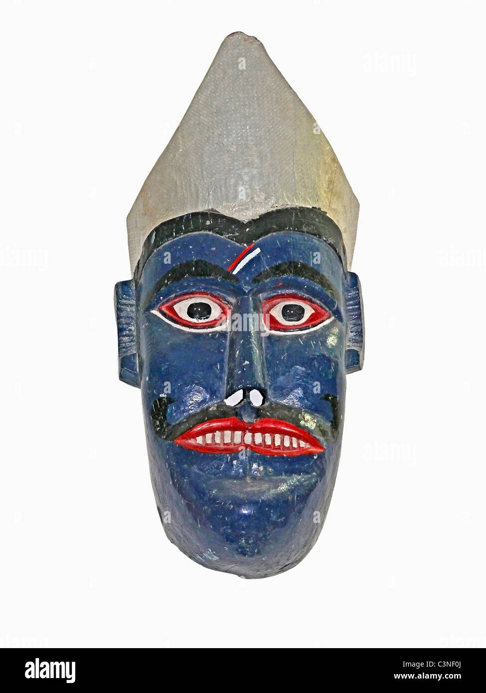 Ancient traditional theater mask in a Museum, Madhya Pradesh, India ...