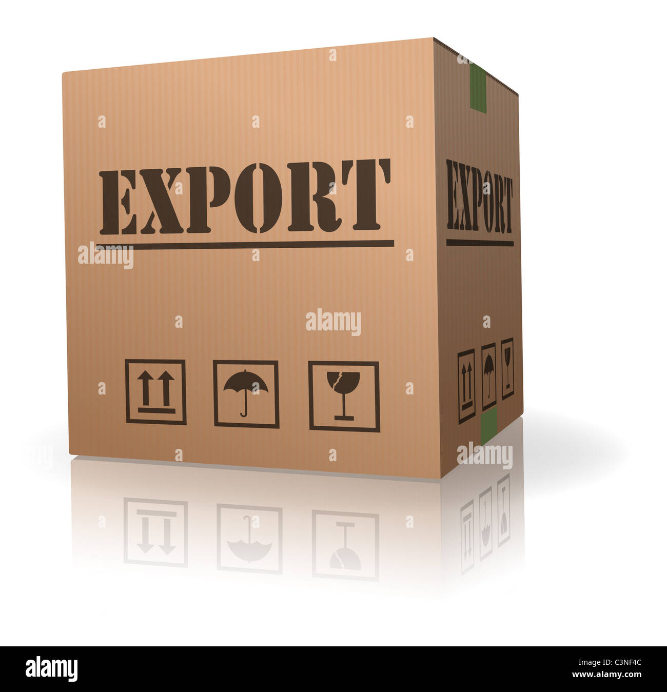 export sending package international trade parcel delivery Stock Photo ...