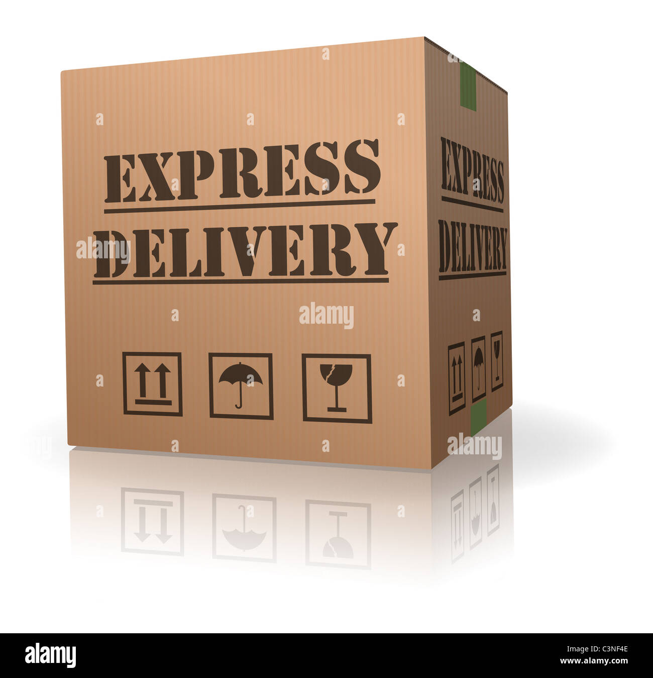 express delivery fast sending speed parcel posting Stock Photo - Alamy