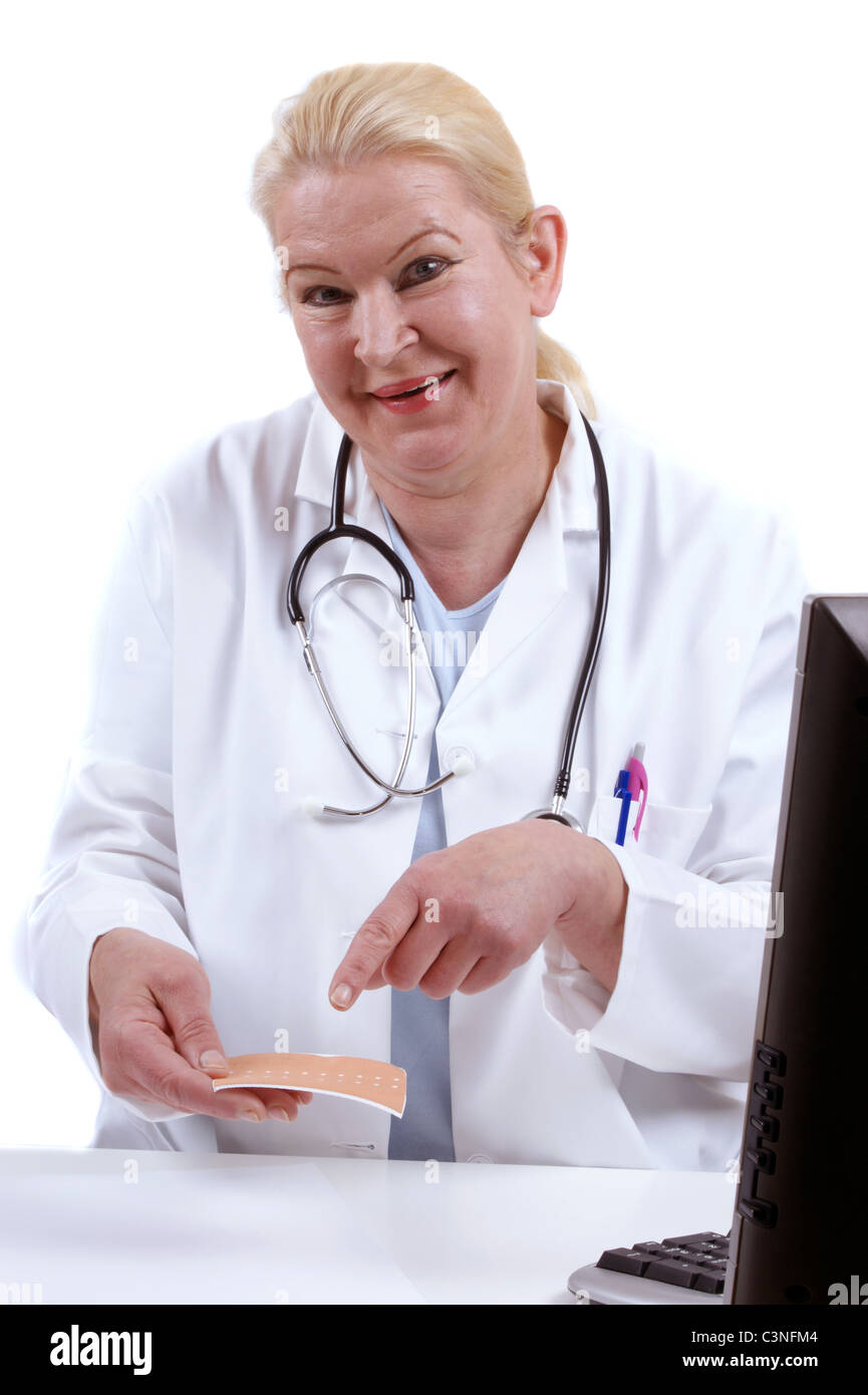 medical staff with a piece of plaster Stock Photo - Alamy
