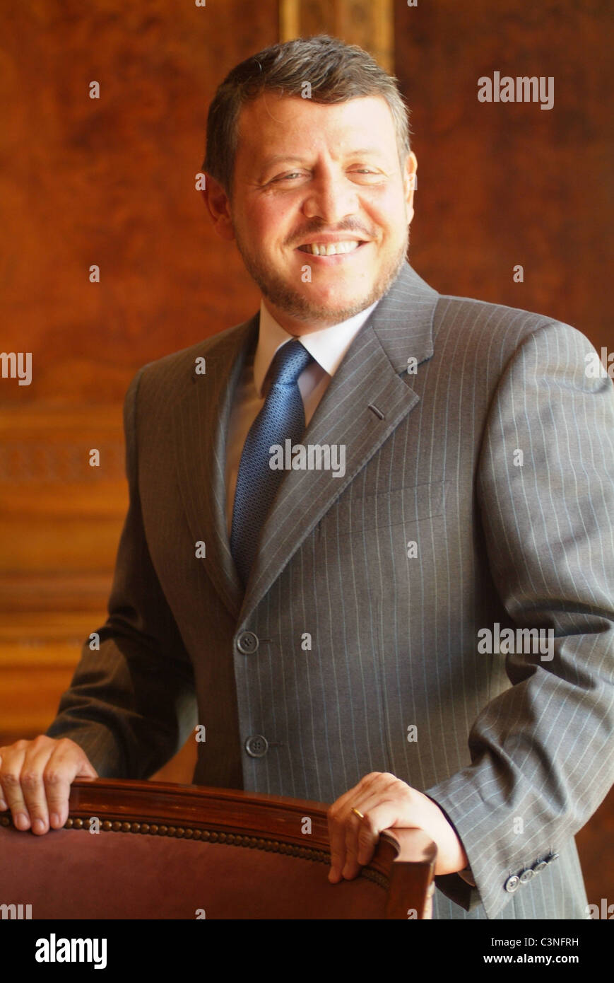 King Abdullah II of the Hashemite Kingdom of Jordan at the Basman ...