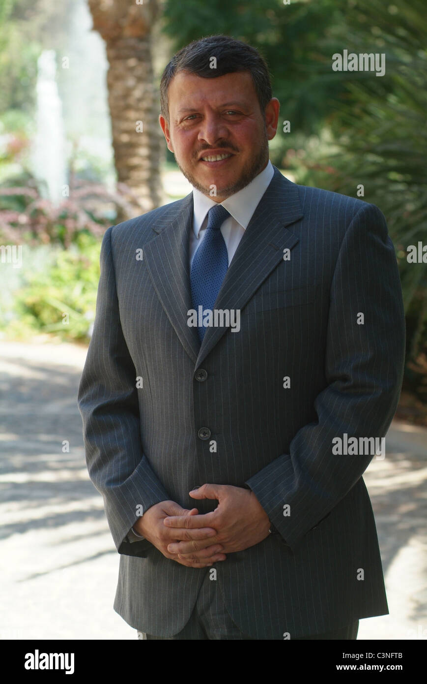 King Abdullah II of the Hashemite Kingdom of Jordan at the Basman ...
