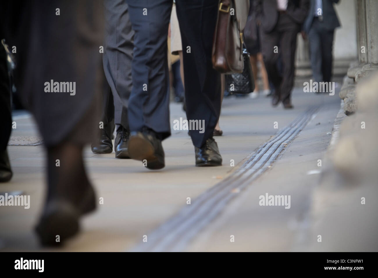 Feet and legs crowds of commuters hi-res stock photography and images ...