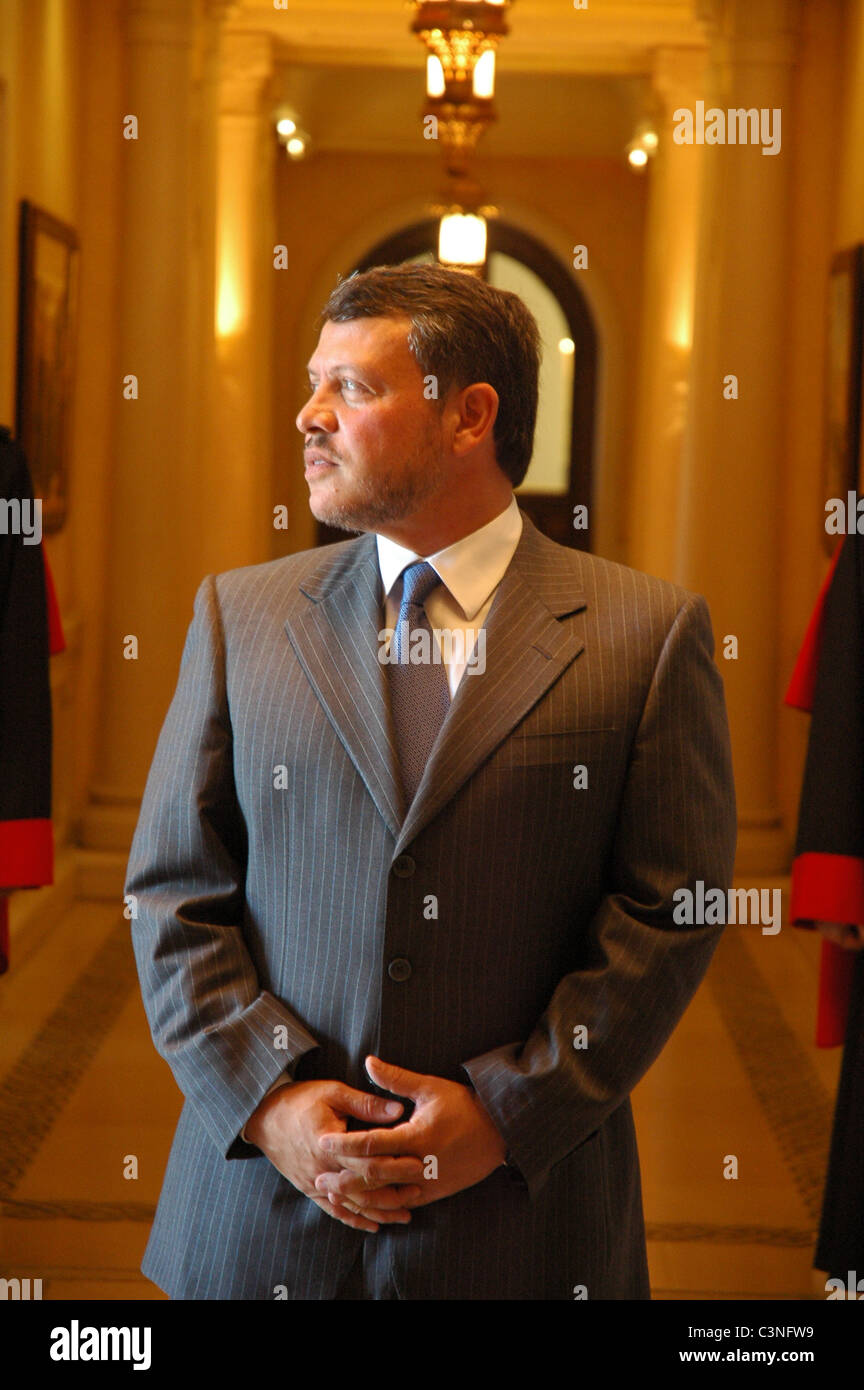 King Abdullah II of the Hashemite Kingdom of Jordan at the Basman ...