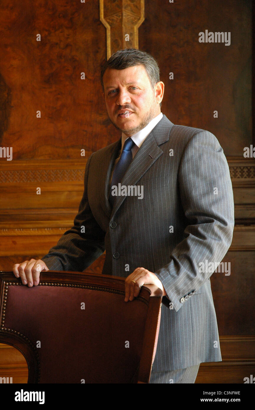 King Abdullah II of the Hashemite Kingdom of Jordan at the Basman ...