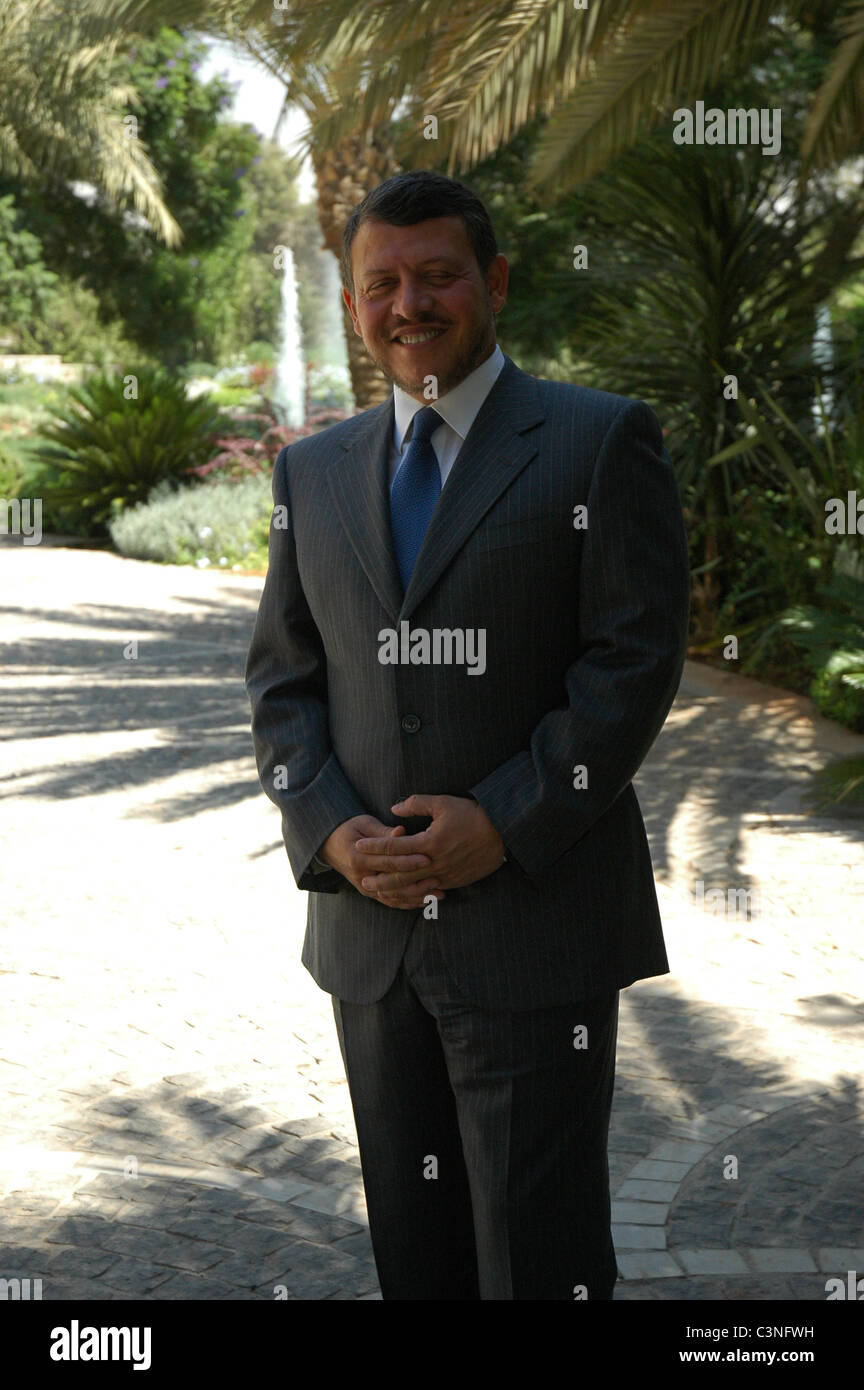 King Abdullah II of the Hashemite Kingdom of Jordan at the Basman ...