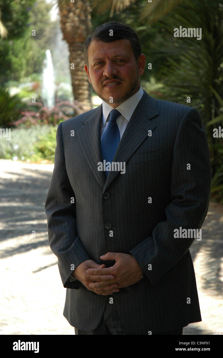 King Abdullah II of the Hashemite Kingdom of Jordan at the Basman ...